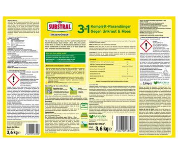 Substral® 3 in 1 Komplett-Rasendünger gegen | Dehner